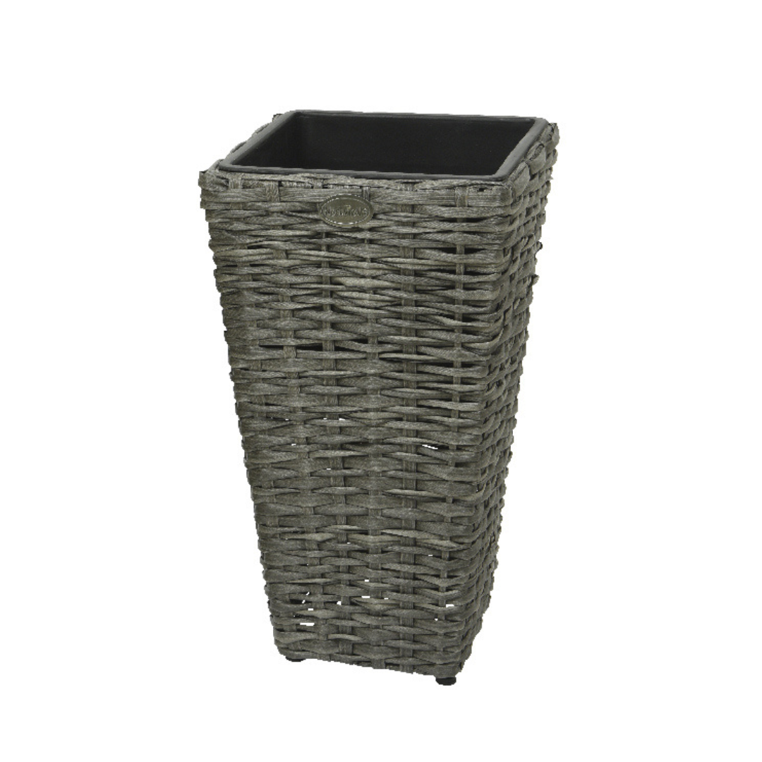 Tall Wicker Planter – Lakeside Garden Gallery