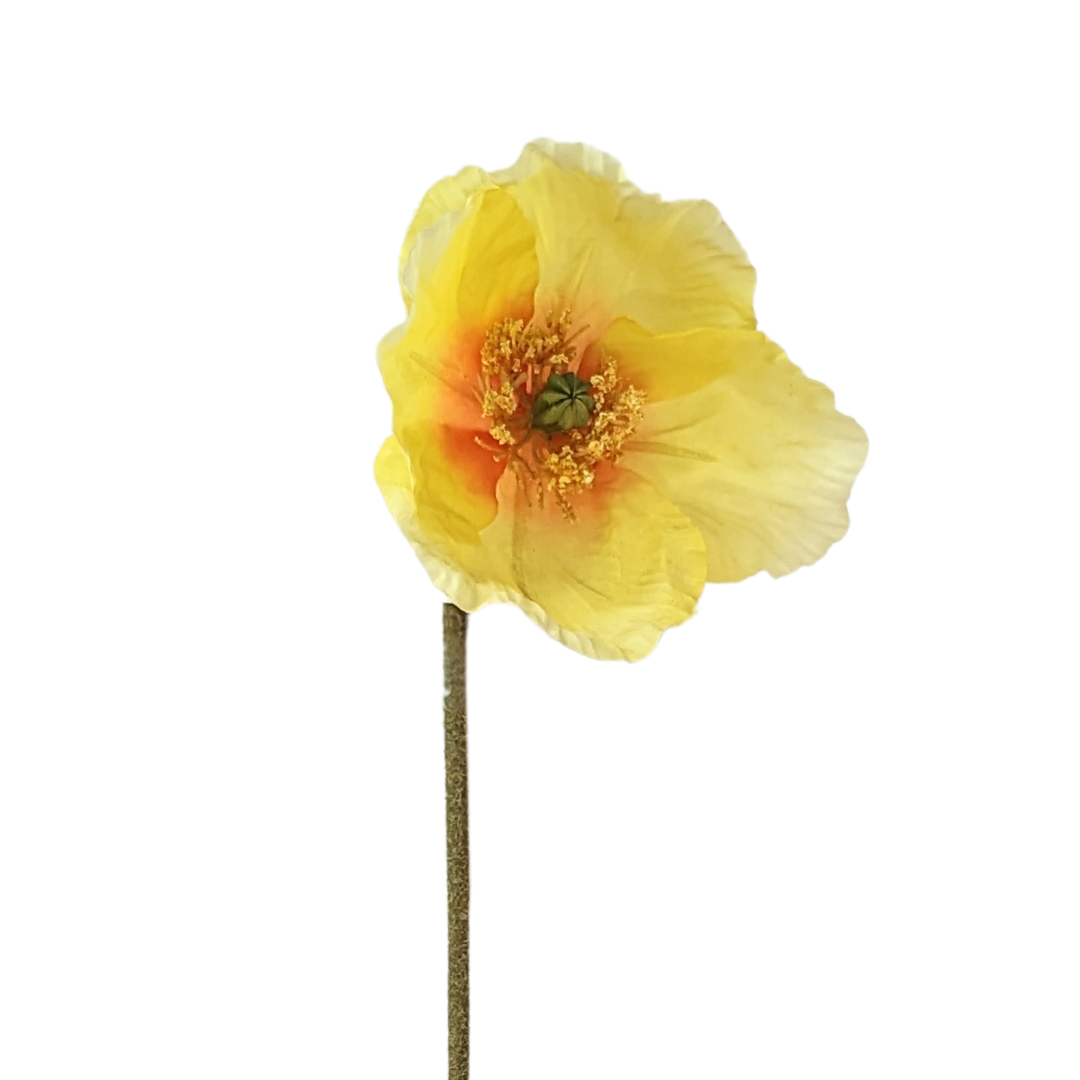 Poppy Silk Spray – Lakeside Garden Gallery