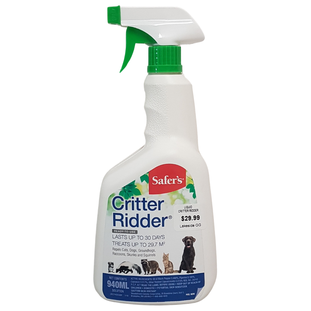 Safer's Critter Ridder Spray – Lakeside Garden Gallery
