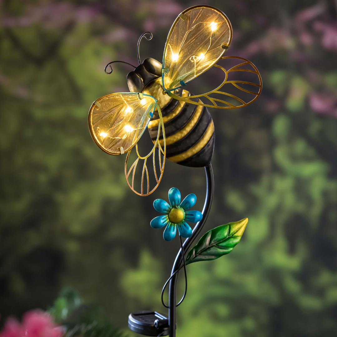 Solar Bee Stake – Lakeside Garden Gallery