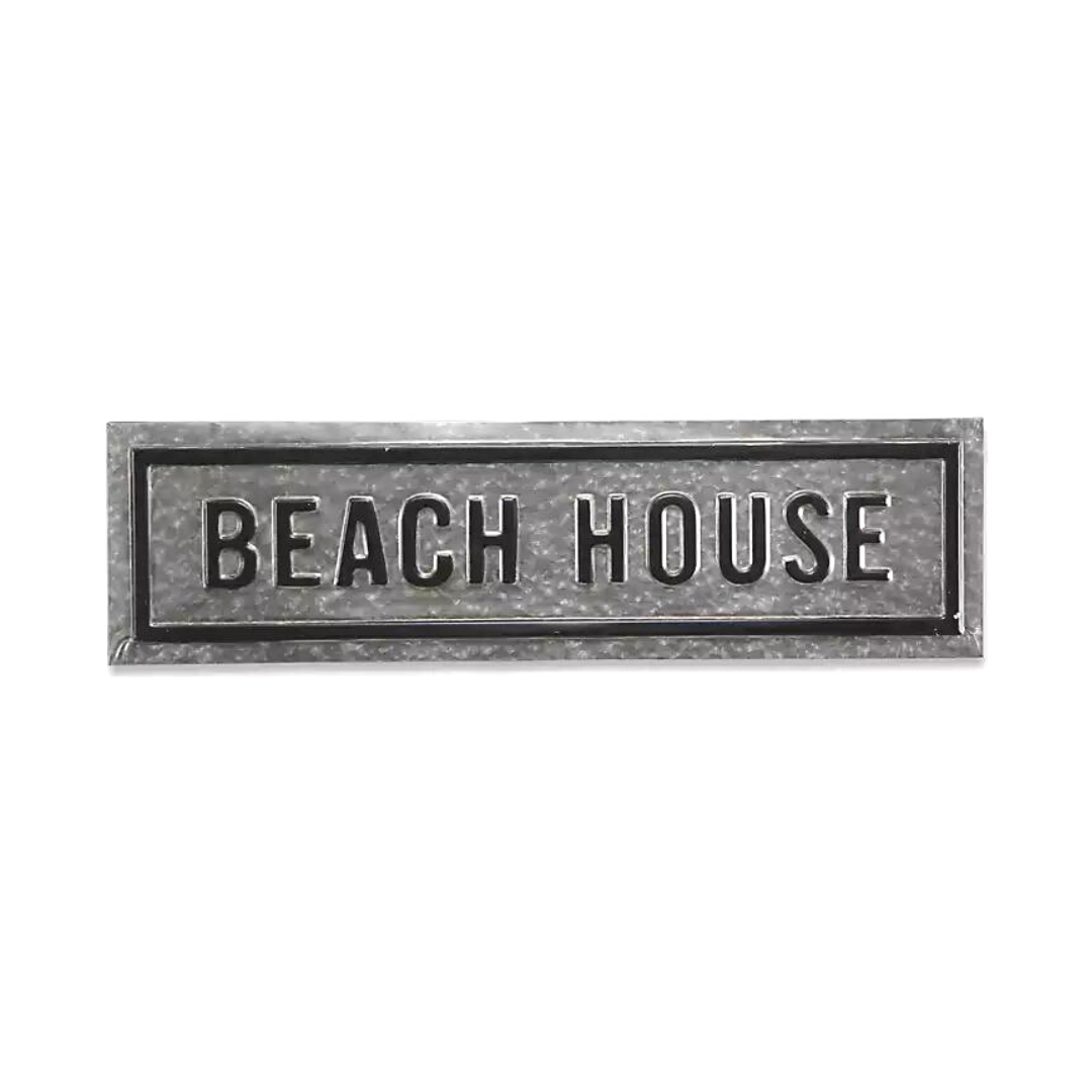Metal 'Beach House' Wall Art – Lakeside Garden Gallery