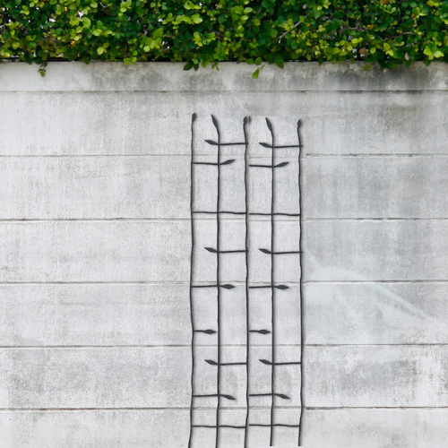 Forged Twig Trellis with Leaves – Lakeside Garden Gallery